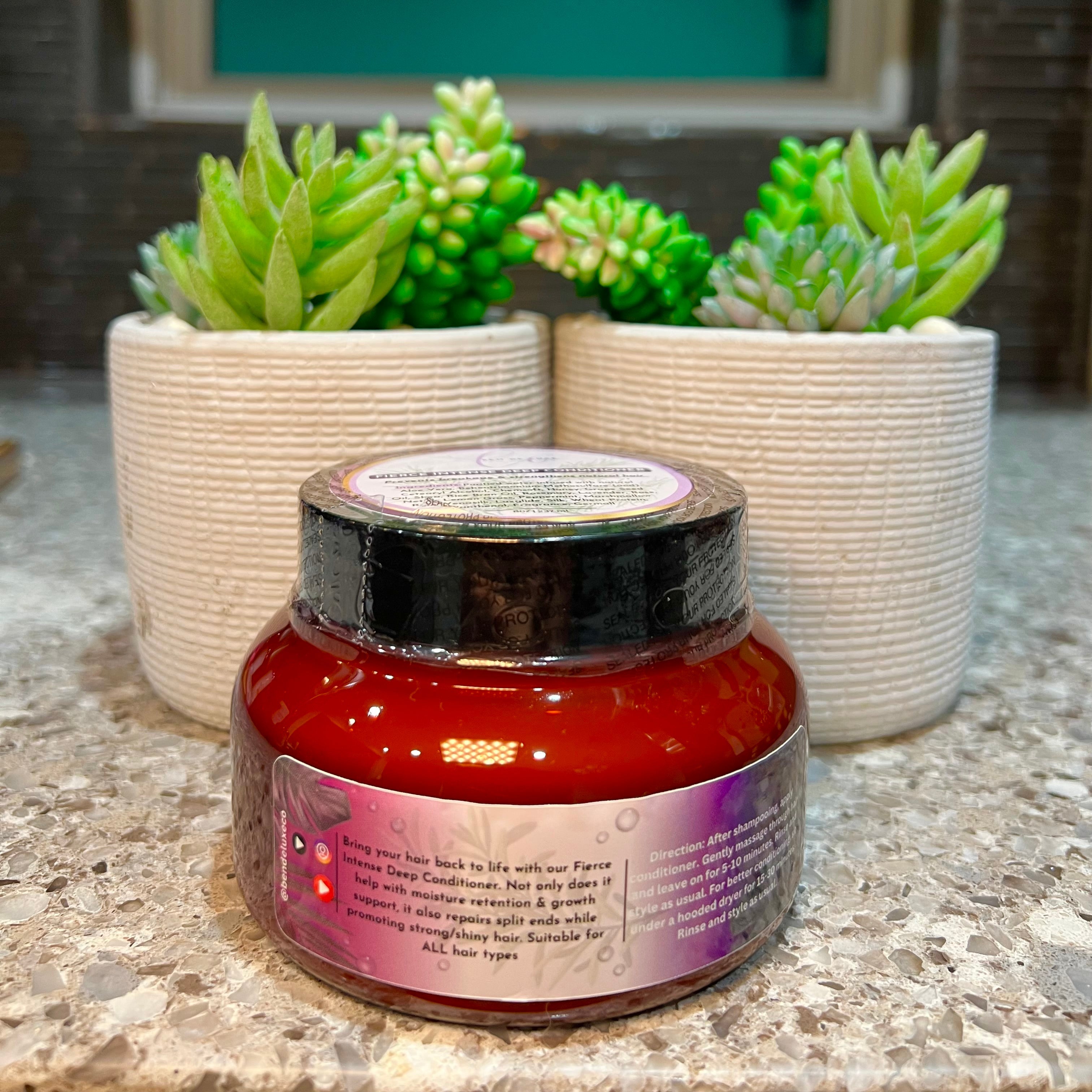 Fierce INTENSE Deep Conditioner MASK TREATMENT (8oz)💜 – bendeluxeco ...